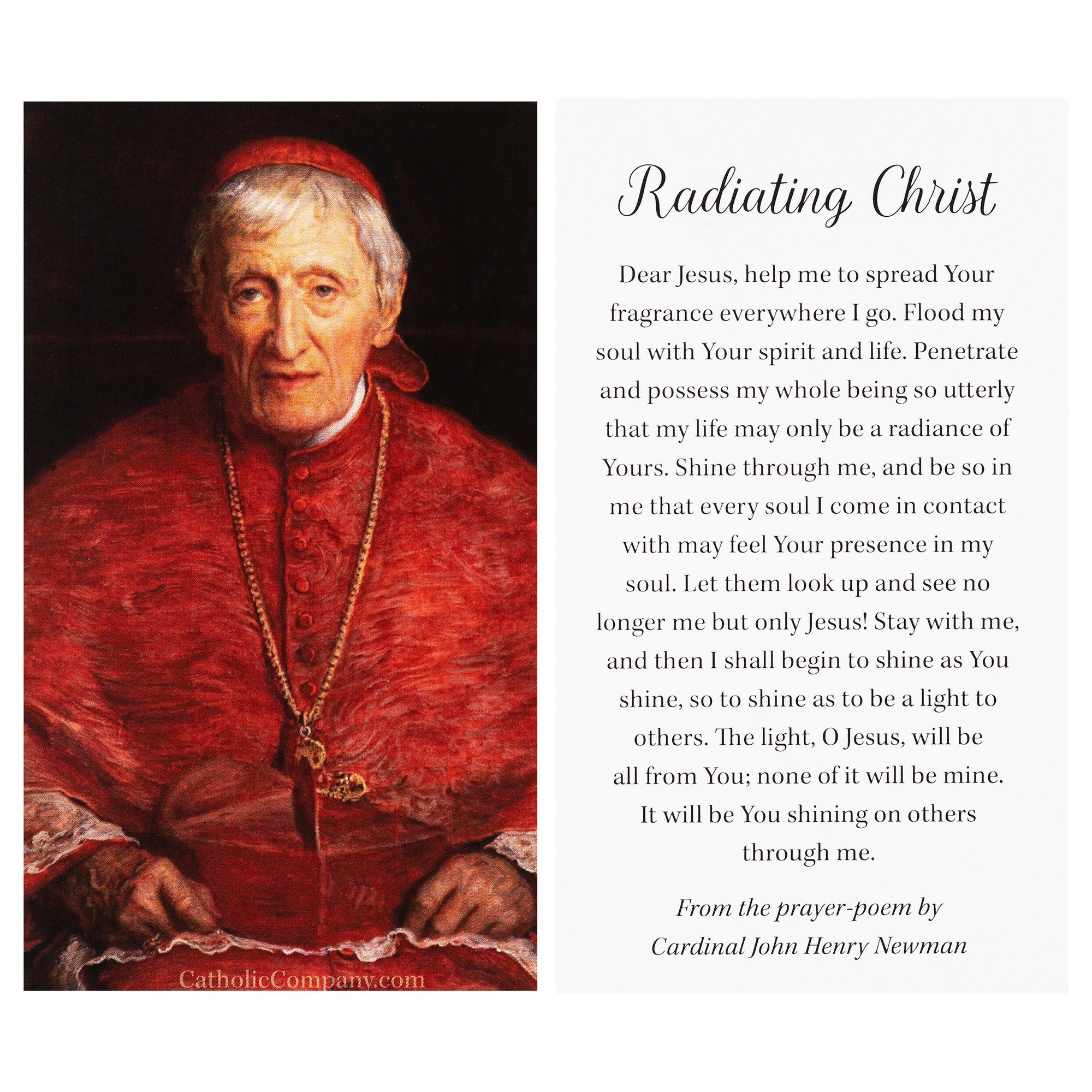 Saint John Newman Prayer Card | The Catholic Company®