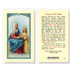Prayer to St. Anne - Prayer Card | The Catholic Company