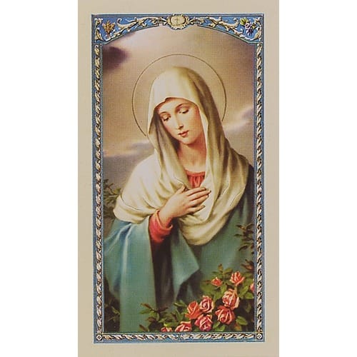 Prayer to Immaculate Virgin - Prayer Card | The Catholic Company